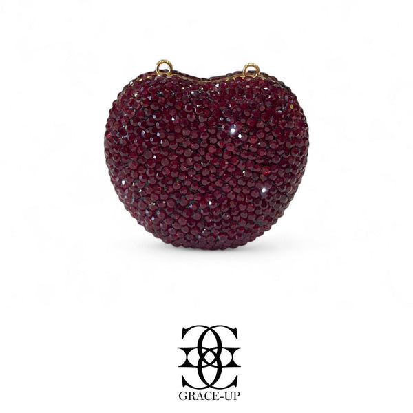 Grace Up Mini Apple Maroon Clutch – GRACEUP.PK