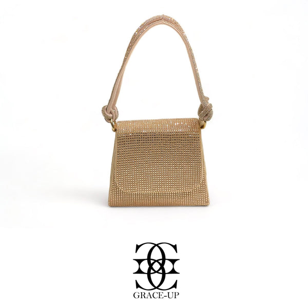 Grace Up Full Stones Mini Bag Rose Gold – GRACEUP.PK